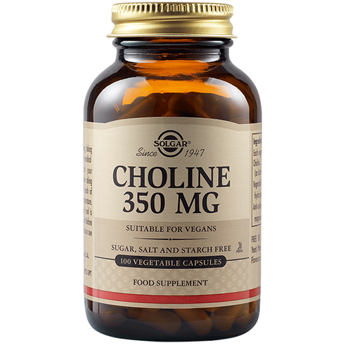 Solgar® | CHOLINE 350 MG VEGETABLE CAPSULES
