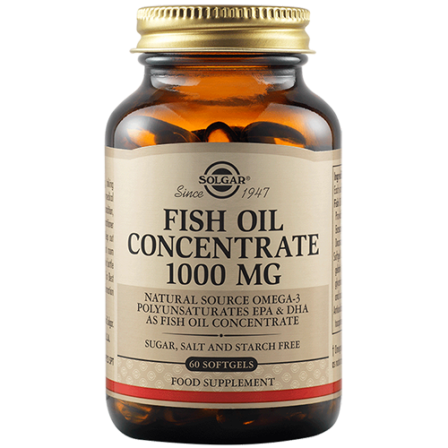 Solgar® | FISH OIL CONCENTRATE 1000 MG SOFTGELS