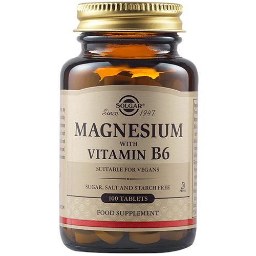Solgar® | MAGNESIUM WITH VITAMIN B6 TABLETS
