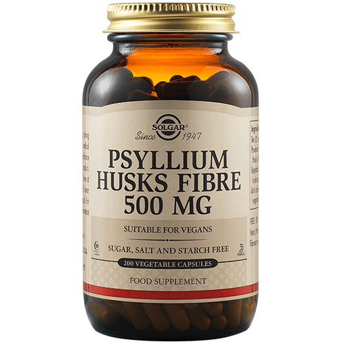 Solgar® | PSYLLIUM HUSKS FIBRE 500 MG VEGETABLE CAPSULES