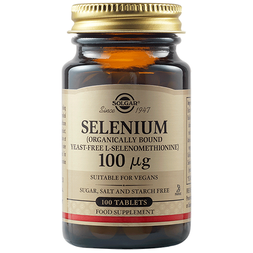 Solgar® | SELENIUM (YEAST-FREE) 100 µG TABLETS