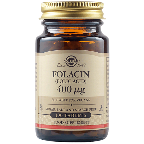 Solgar® | FOLACIN (FOLIC ACID) 400 µG TABLETS